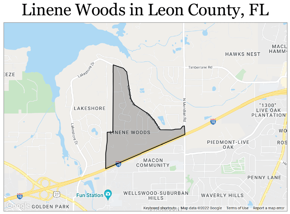 Linene Woods Neighborhood in Tallahassee, Florida - Living In Tallahassee